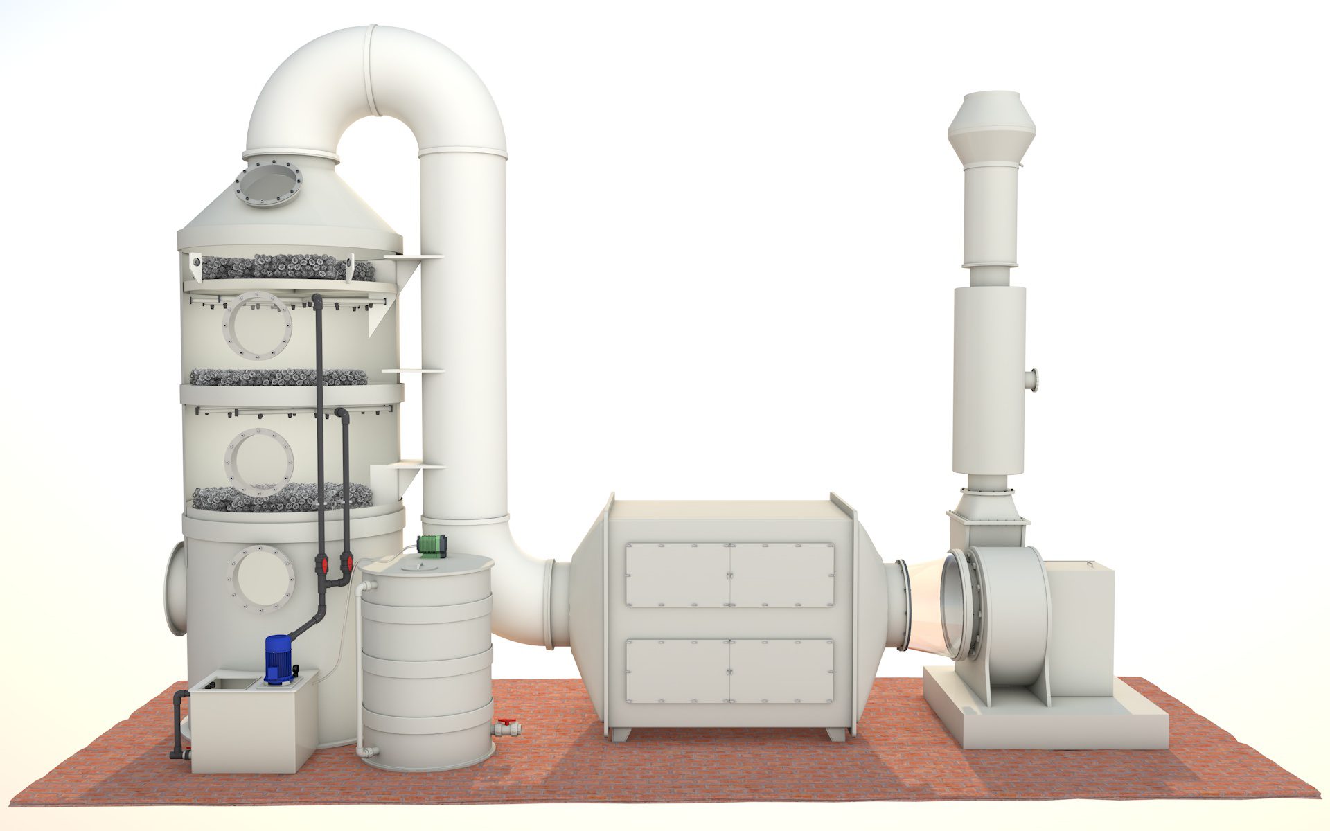 Wet Scrubber System Design | Custom Industrial Solutions