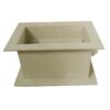 customized size pp manual rectangular air control damper - XICHENG EP LTD