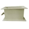 customized size pp manual rectangular air control damper - XICHENG EP LTD