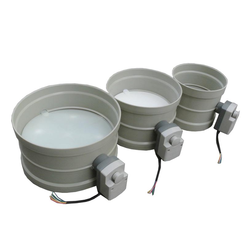 φ200mm PP/PVC plastic volume control damper - XICHENG EP LTD