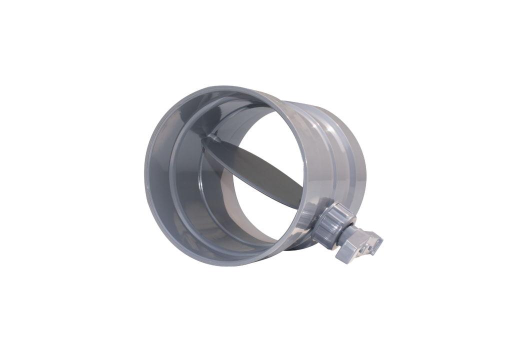 PVC plastic manual air damper - XICHENG EP LTD