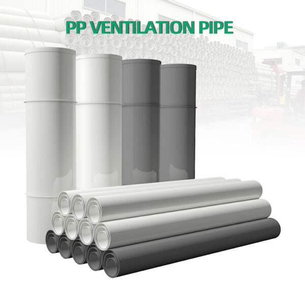 Ductwork suppliers PPs plastic ventilation pipe - XICHENG EP LTD